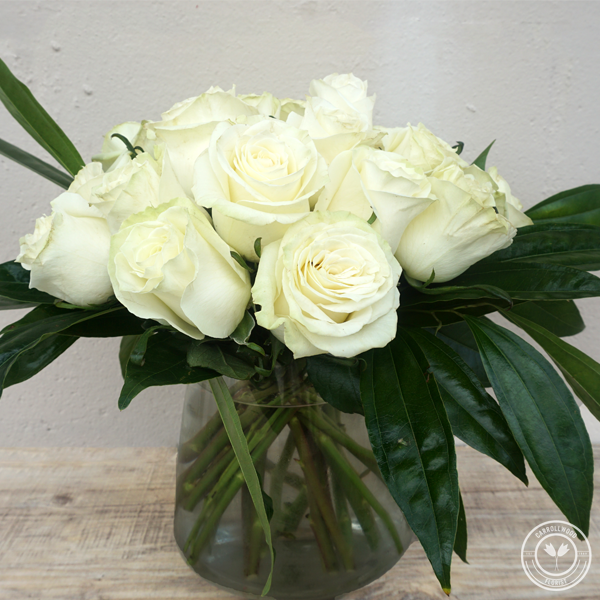 Compact Two Dozen Roses :: Carrollwood Florist