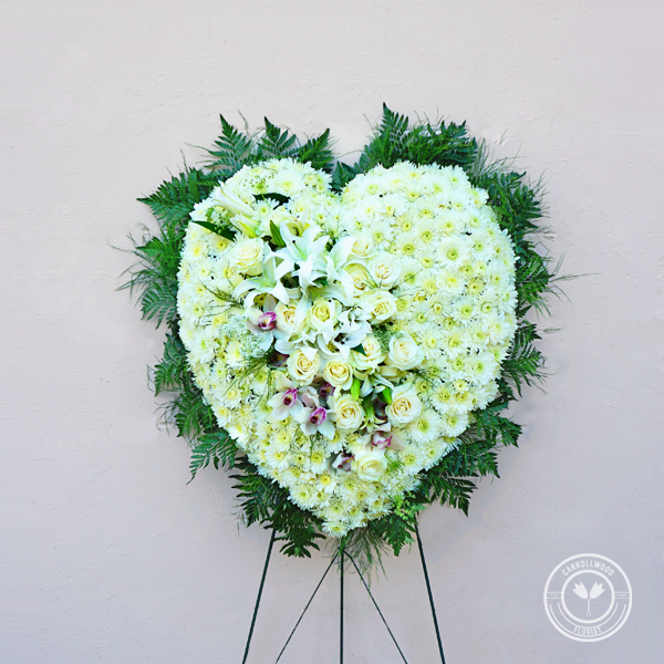 Heart Standing Spray :: Carrollwood Florist