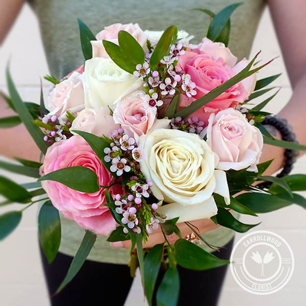 Pink Handheld Bouquet :: Carrollwood Florist